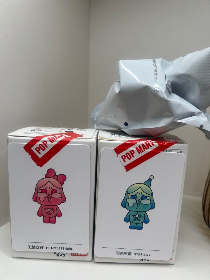 PopMart Crying Again CryBaby, Hobbies & Toys, Toys & Games on Carousell