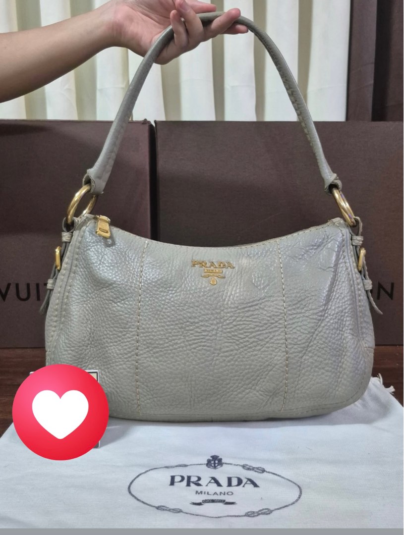 Prada Vitello Daino, Luxury, Bags & Wallets on Carousell