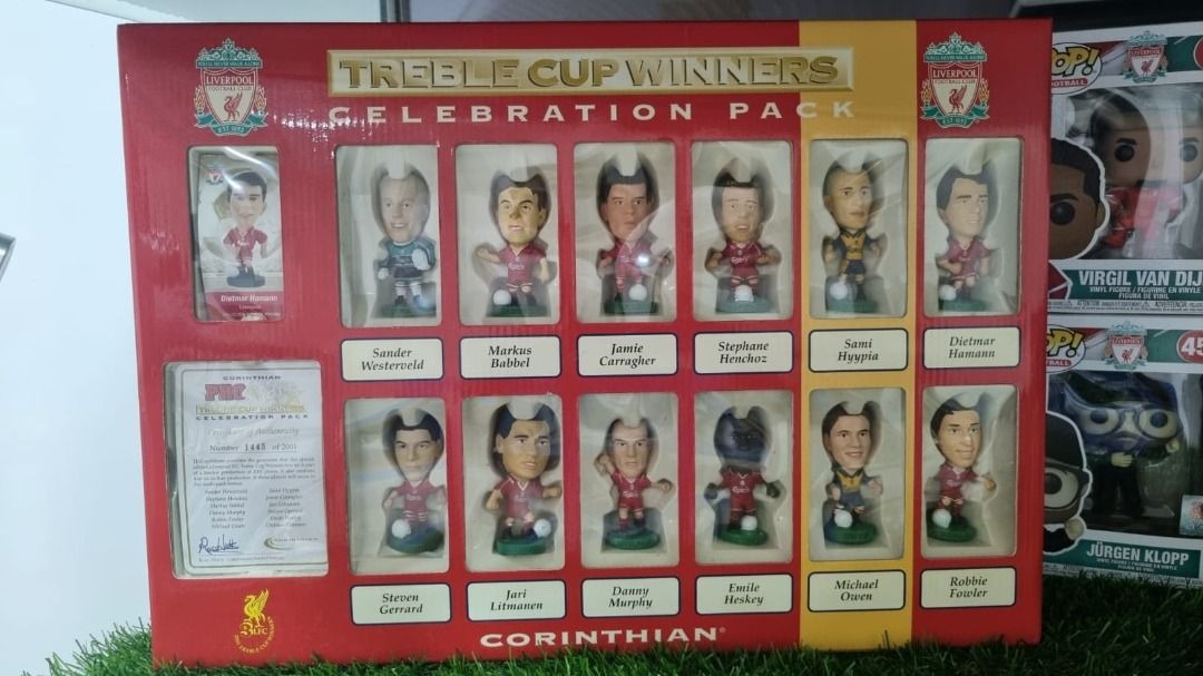 Prostars - Liverpool Treble Cup Winners Celebration Pack, Hobbies ...