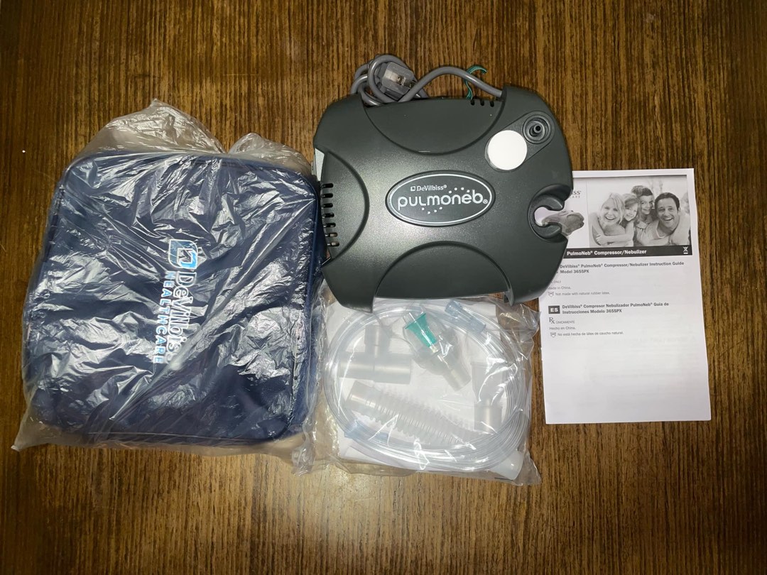 Pulmoneb Compact Compressor Nebulizer System, Health & Nutrition ...