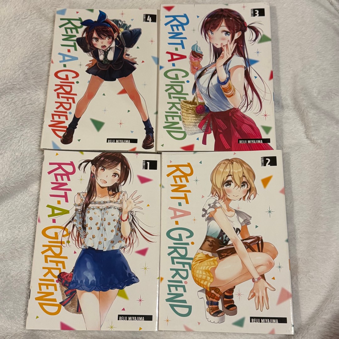 Rent a Girlfriend by Reiji Miyajima Vol 1-4 (set), Hobbies & Toys ...
