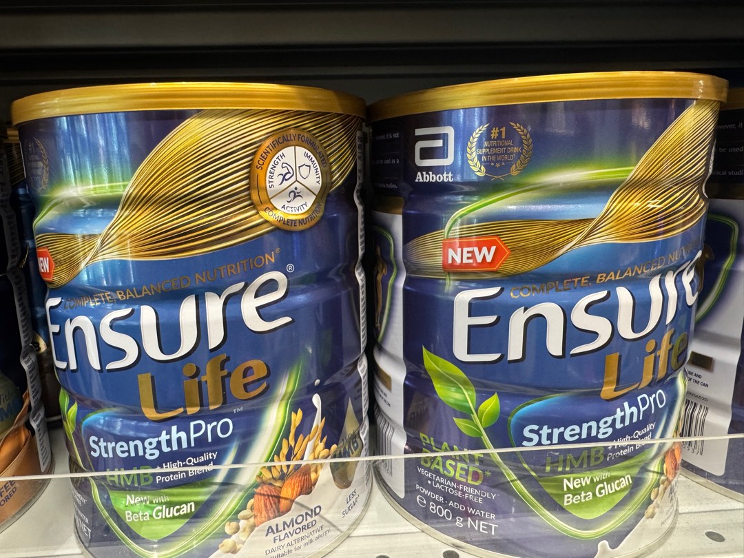 (RRP $44.50) Ensure Life StrengthPro sucrose free vanilla / almond ...