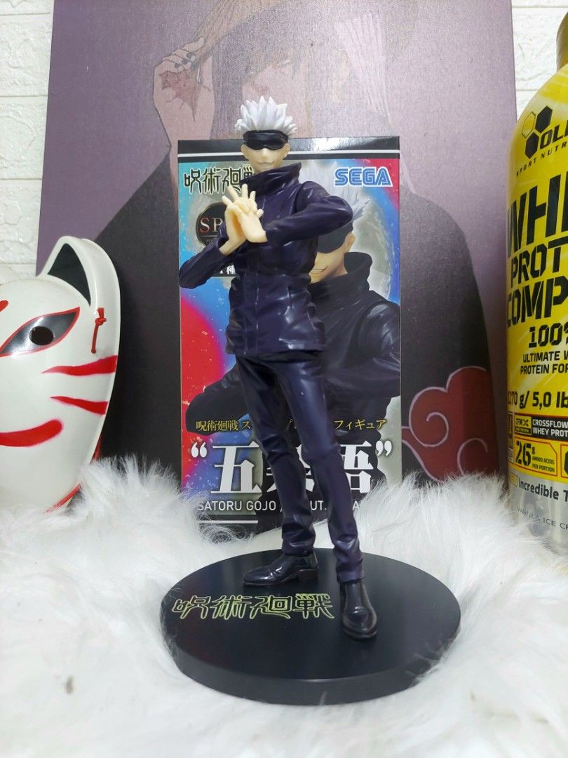 Satoru Gojo Jujutsu Kaisen SPM Figure by SEGA, Hobbies & Toys, Toys ...