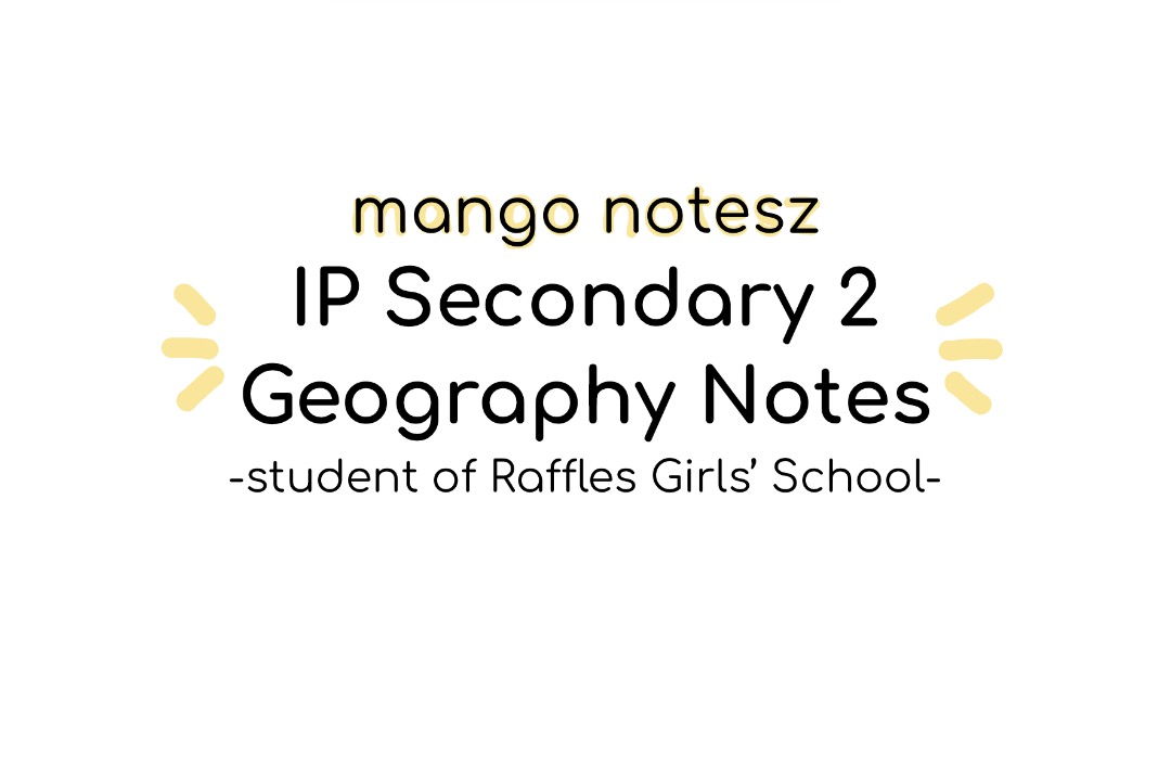 Sec 2 Geography Notes, Hobbies & Toys, Books & Magazines, Textbooks on ...