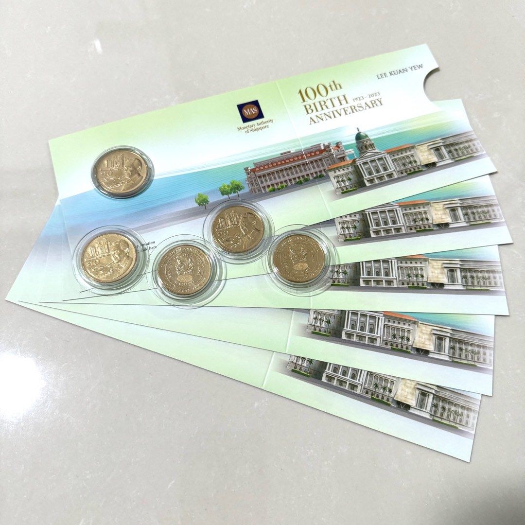 SGD $10 Coin Lee Kuan Yew 100th Birthday Anniversary LKY Commemorative ...