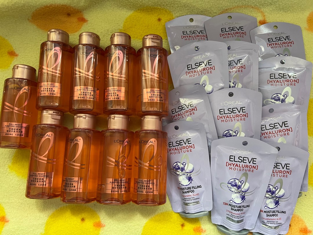 Loreal Full Resist Purifying Hair Shampoo 100ml, Loreal Elseve Hyaluron ...