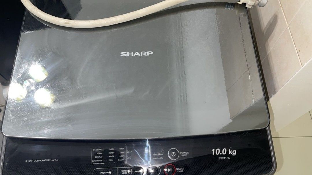10 kgs Sharp washing machine, TV & Home Appliances, Washing Machines ...