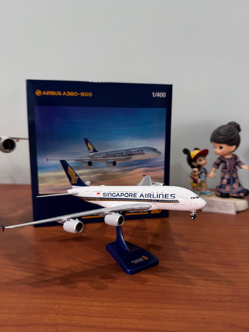 SIA A380 Aircraft Model 1:400 [Diecast], Hobbies & Toys, Memorabilia ...