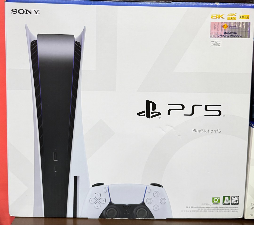 Sony PS5 Fat Disc MY set Warranty Aug 2026, Video Gaming, Video Game ...