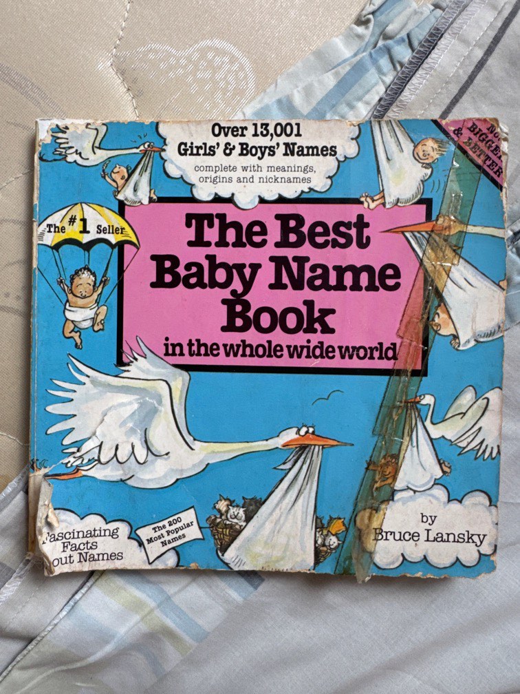 The best baby name book, 興趣及遊戲, 書本 & 文具, 兒童書籍 - Carousell