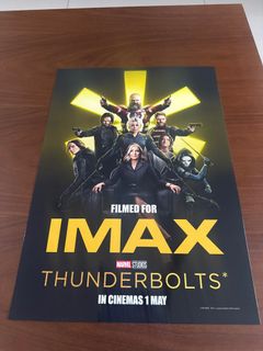 THUNDERBOLTS* IMAX Movie Poster, Hobbies & Toys, Collectibles ...