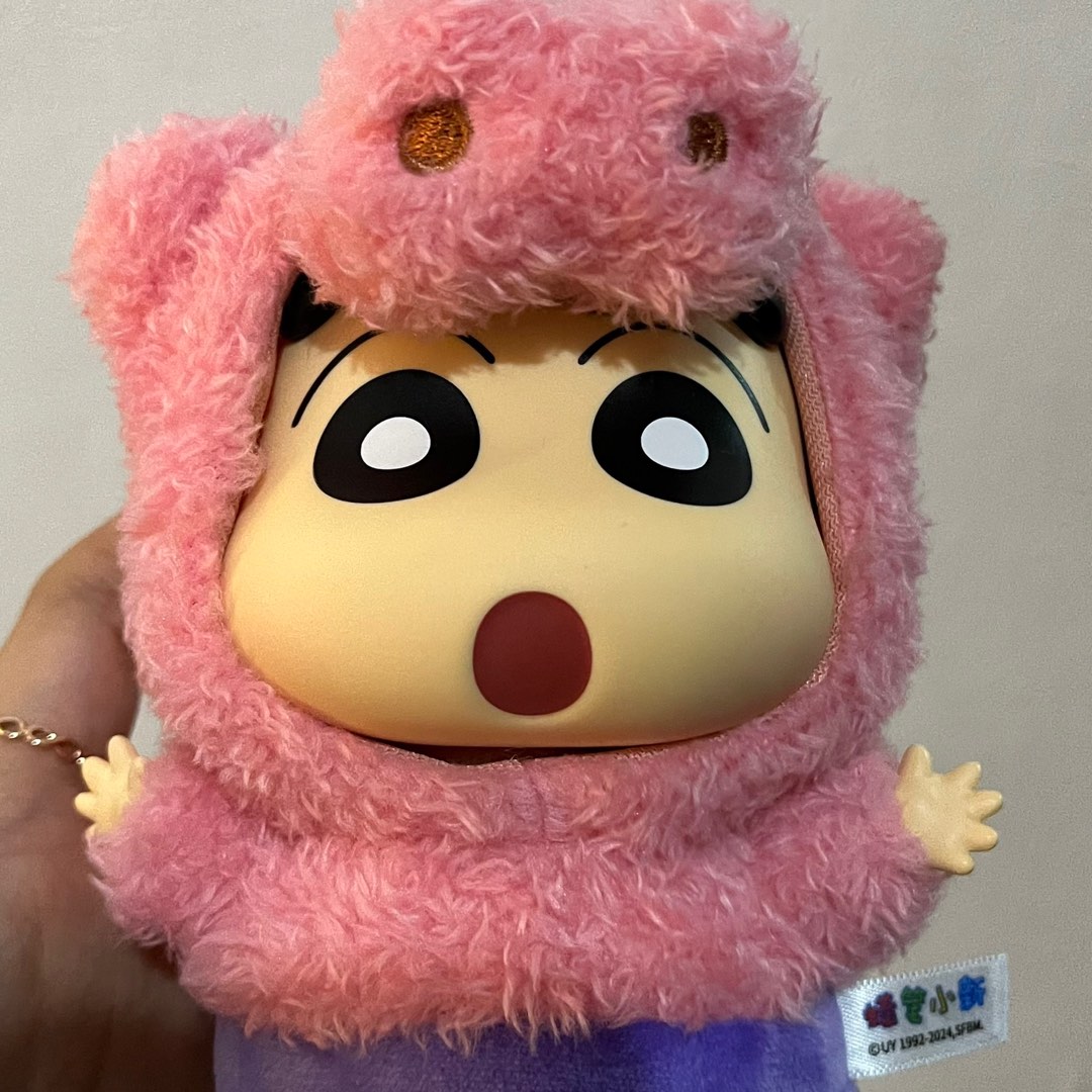 TOP TOY Crayon Shinchan Blindbox Buri Buri Zaemon Babi Pink Bag Charm ...