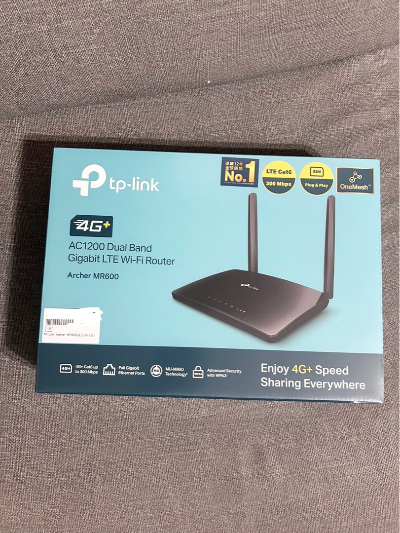 【全新現貨】TP-Link Archer MR600 AC1200 4G分享器 SIM卡 雙頻路由器 wifi 分享器, 電腦及科技產品 ...