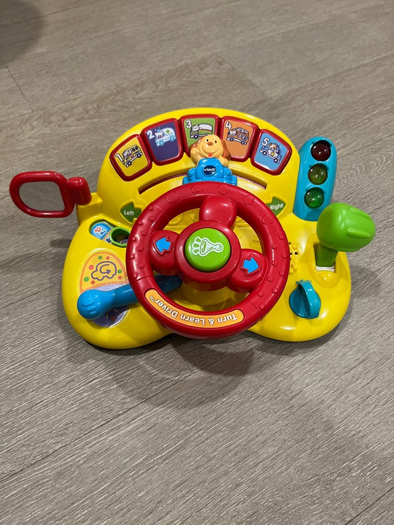 Vtech Turn & Learn Driver Toy, Babies & Kids, Infant Playtime on Carousell