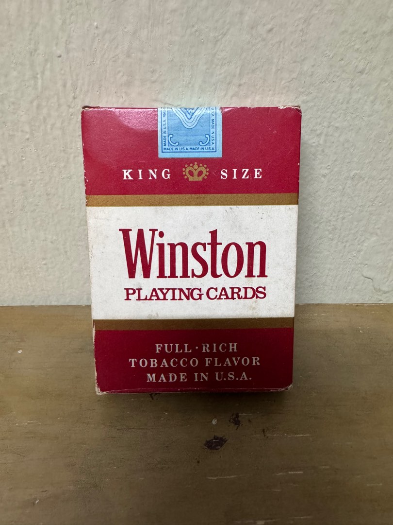 Winston Playing Cards, Hobbies & Toys, Collectibles & Memorabilia, Vintage Collectibles on Carousell