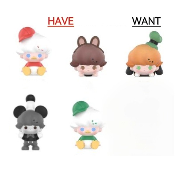 [WTT Goofy] Authentic Pop Mart Dimoo World x Disney Classic Popbean ...