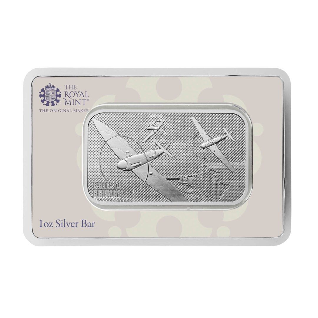 WWII Battle of Britain 1oz Silver Bullion Minted Bar Bullion | Limited ...