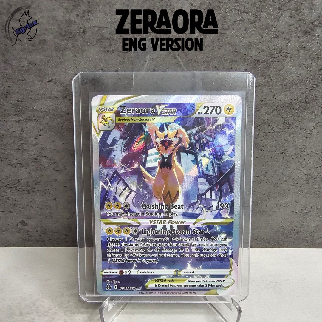 Zeraora | Pokemon Crown Zenith | Eng Version, Hobbies & Toys, Toys ...