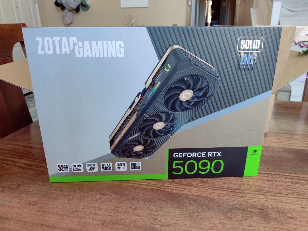 Zotac RTX 5090 SOLID OC NVIDIA GeForce - New Sealed In Hand, Computers ...