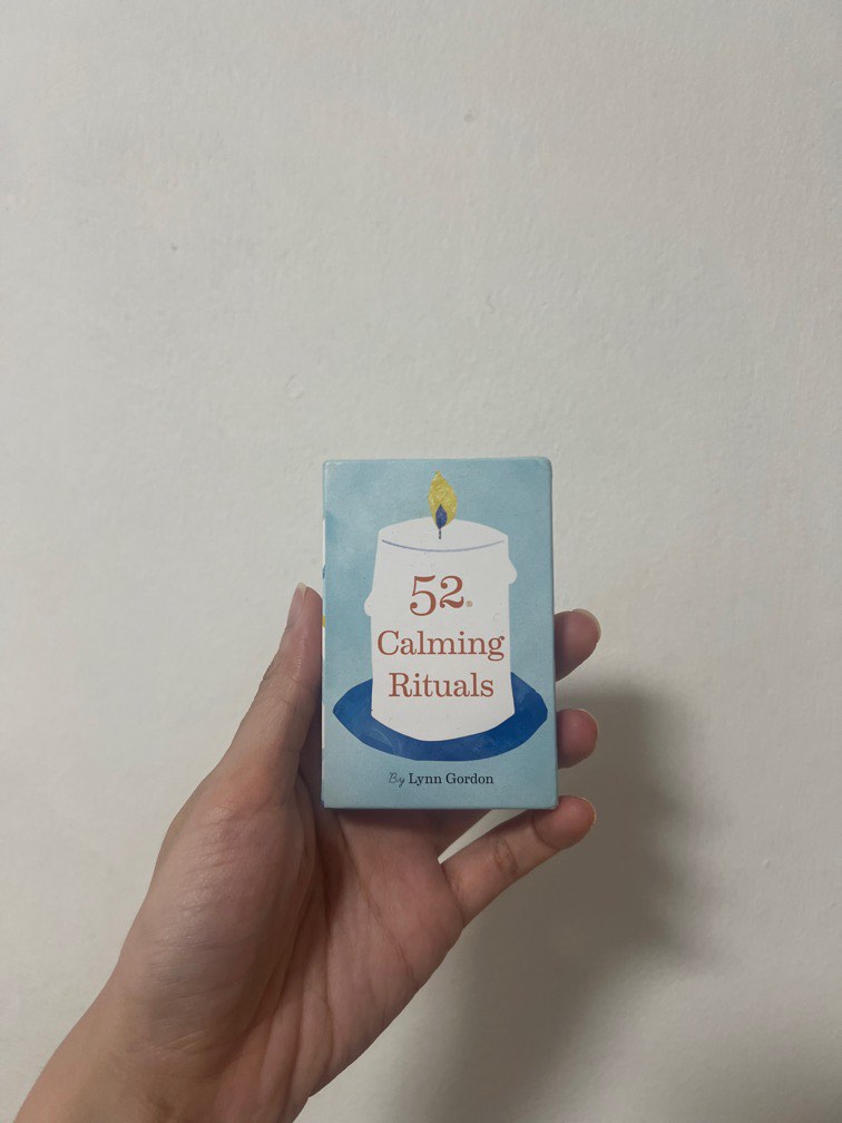 52 calming rituals cards, Everything Else on Carousell
