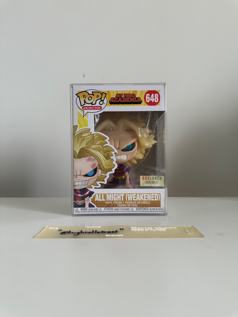 #648 Funko - [MHA] All Might (Weakened) Boxlunch Sticker Exclusive ...