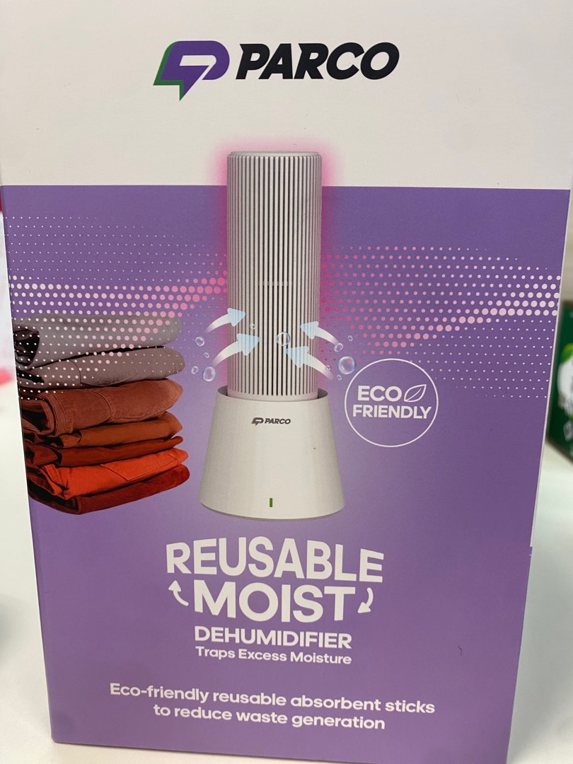 🔄 Parco DMK100 可循用吸濕器 Moist Dehumidifier 可循用吸濕器 全新未開 環保 循環使用 可移動式 抽濕機 ...
