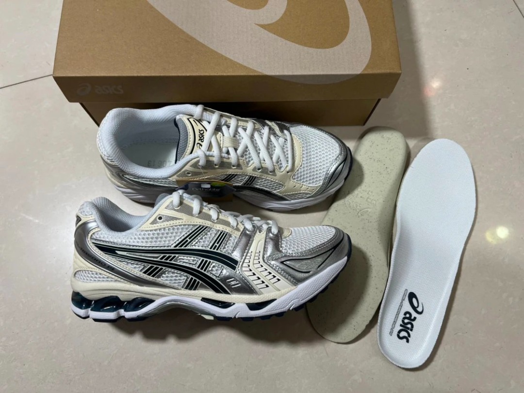 ASICS Gel Kayano 14 White Midnight, Men's Fashion, Footwear, Sneakers ...