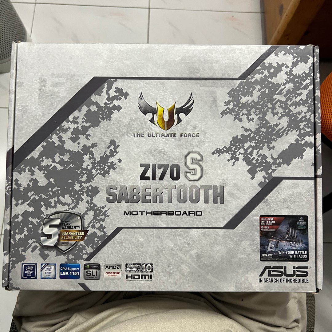 Asus Sabertooth Z170 S + EK-FB Asus Z170S Monoblock + Intel 6700K ...