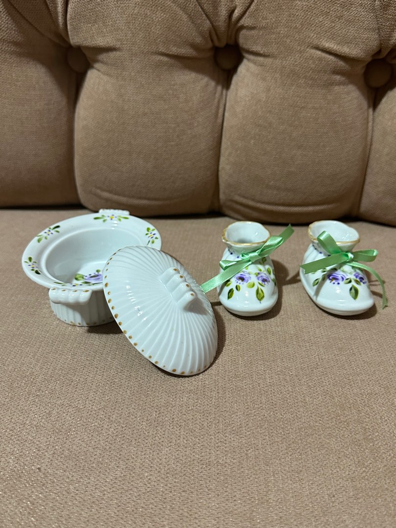 Hand painted Baby trinket set, Women's Fashion, Jewelry & Organizers ...