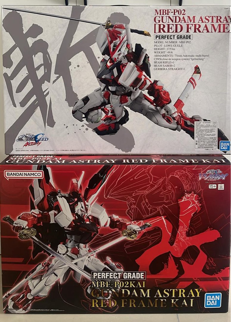 Bandai Pg Red frame /red frame kai, Hobbies & Toys, Toys & Games on ...