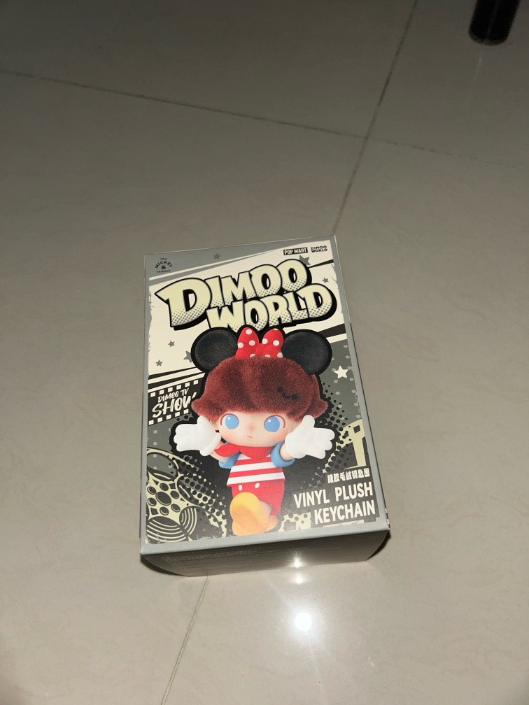 BNIF dimoo world popmart vinxyl plush keychain(pluto’s house), Hobbies ...