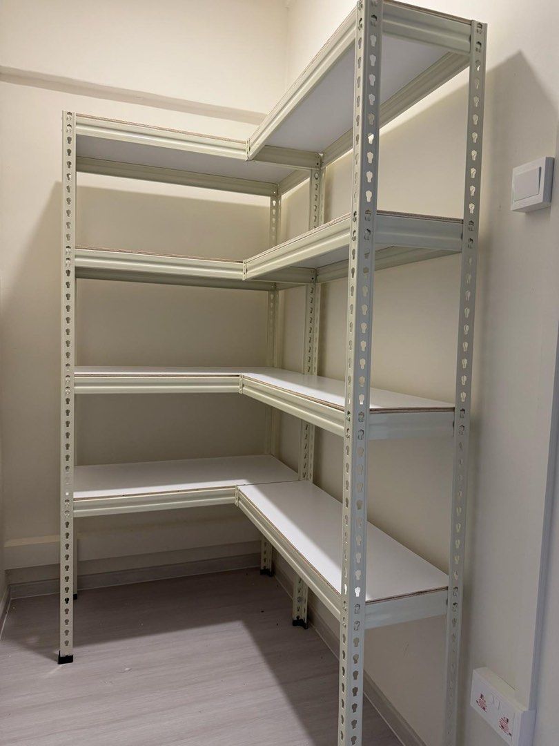 Boltless rack, Storage rack, Heavy duty rack, Storeroom rack, L shape ...