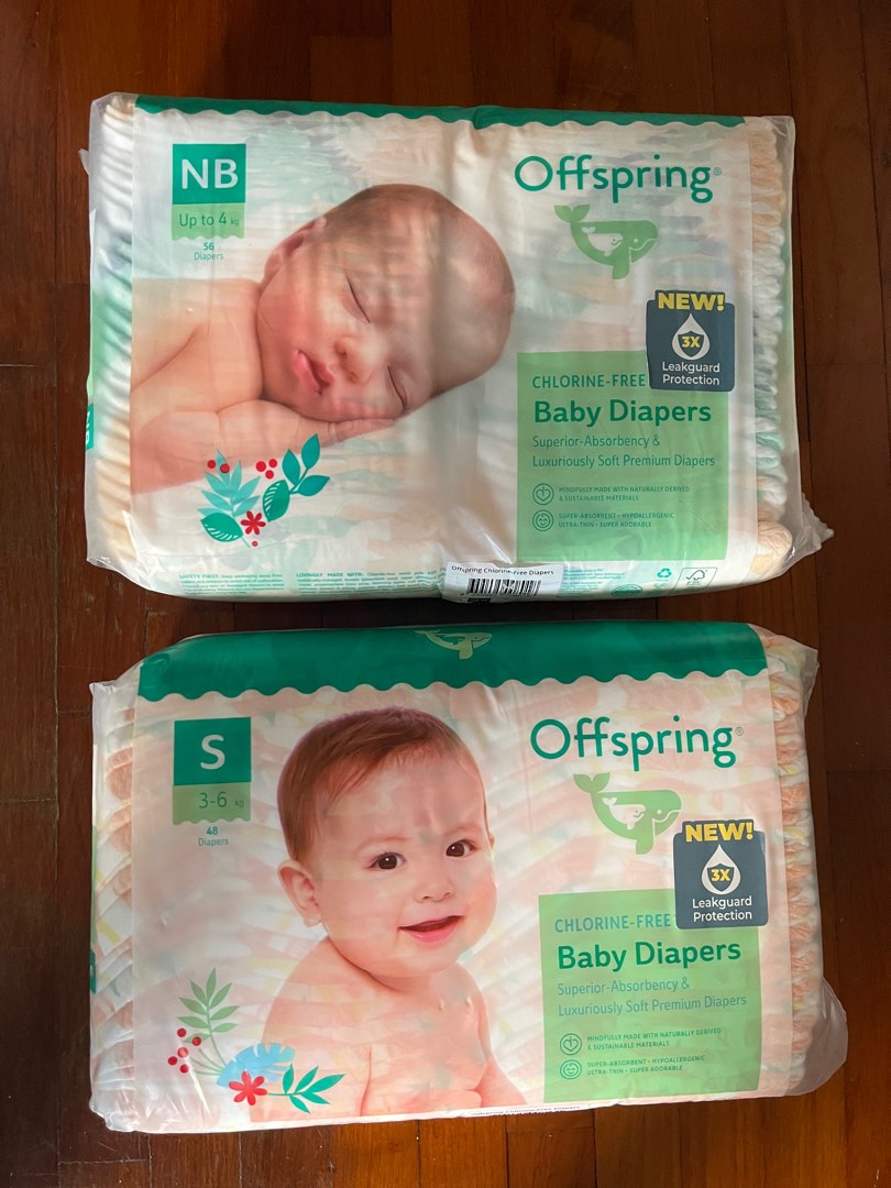 Brand new unopened Offspring diapers in NB & S size, Babies & Kids ...
