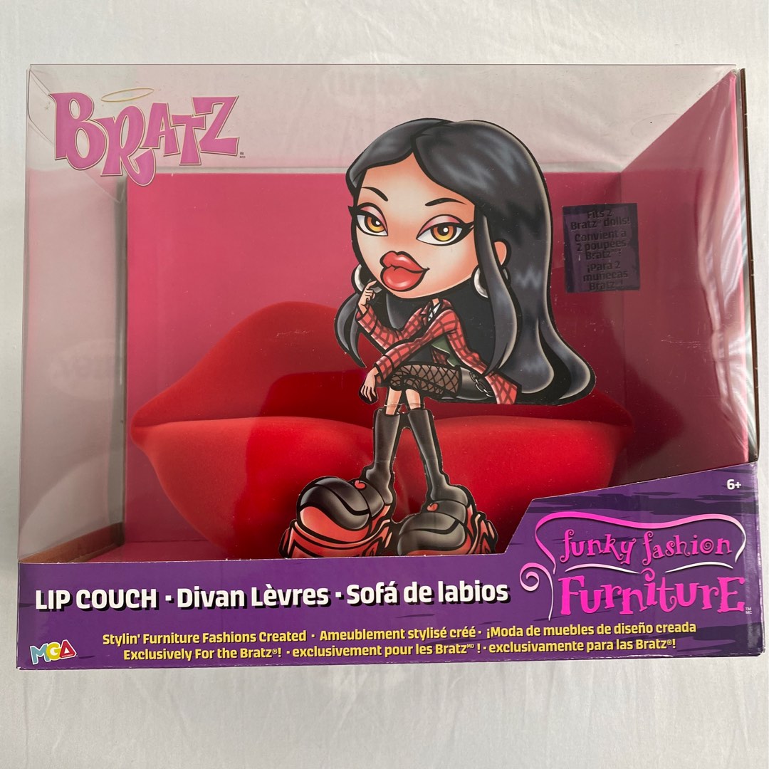 Bratz Funky Fashion Furniture Lips Couch, Hobbies & Toys, Toys & Games ...