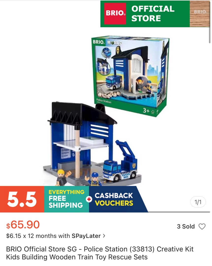 BRIO Police Station, Hobbies & Toys, Toys & Games on Carousell