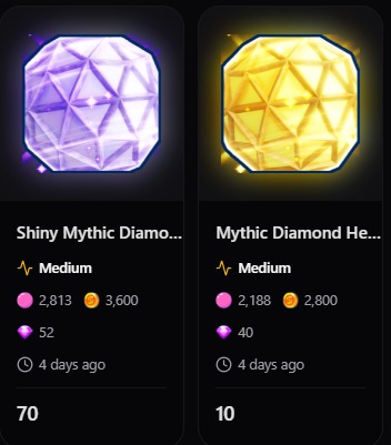 Bubble gum simulator infinity SHINY MYTHIC DIAMOND HEXARIUM&MYTHIC ...