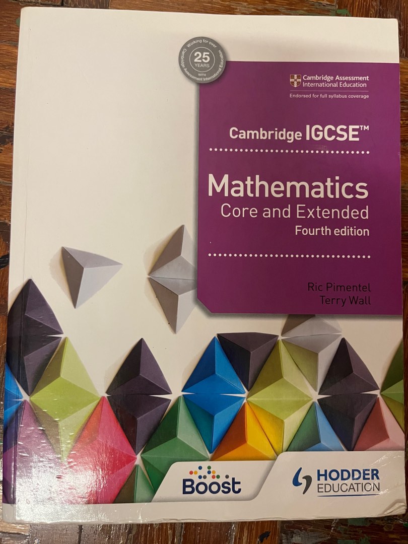 Cambridge IGCSE Hodder Mathematics Textbook, Hobbies & Toys, Books ...