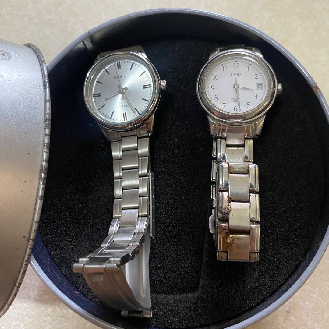 TAKE ALL - Casio and Timex - Women's Watch - LTP-V005 Casio and CR 1216 ...