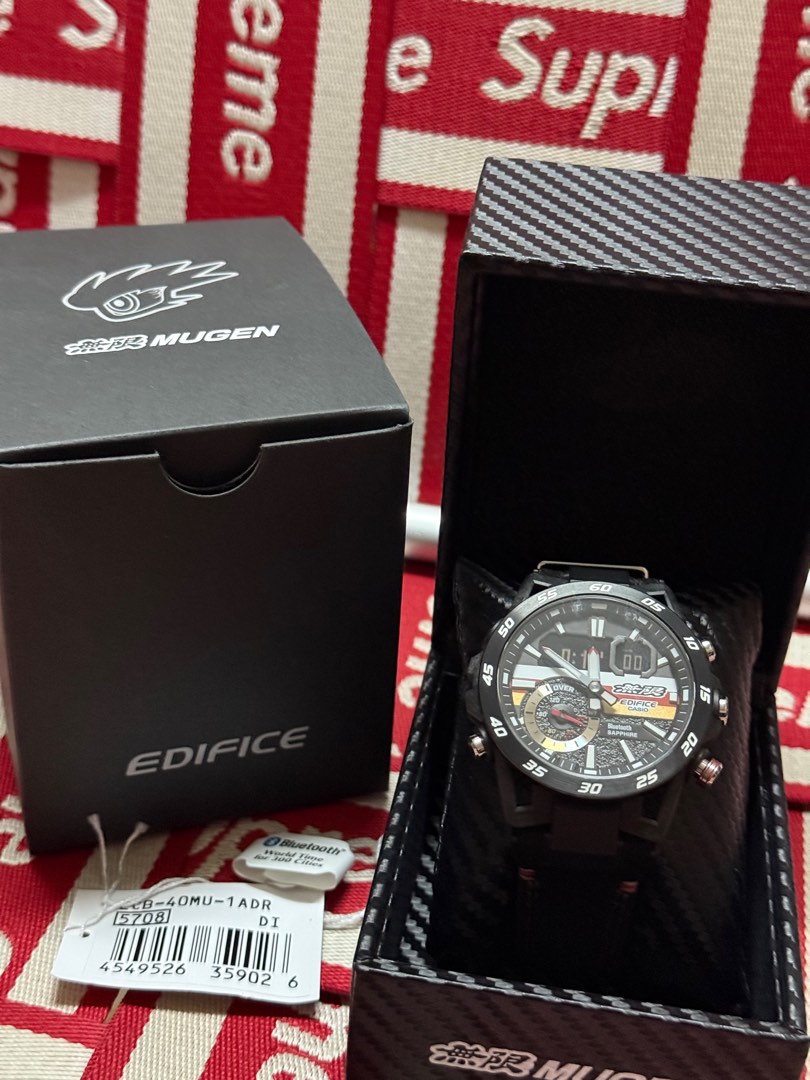 Casio Edifice X Mugen, Men's Fashion, Watches & Accessories, Watches on ...