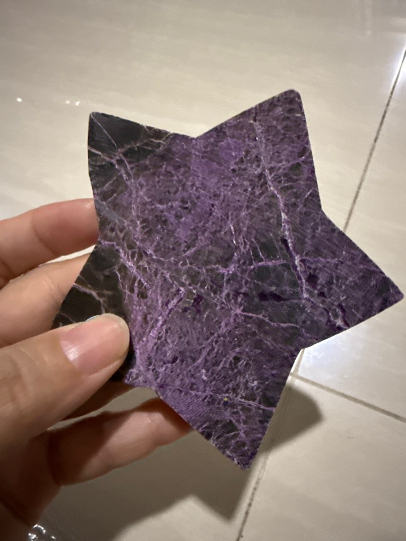 Charoite Star, Hobbies & Toys, Memorabilia & Collectibles, Vintage ...