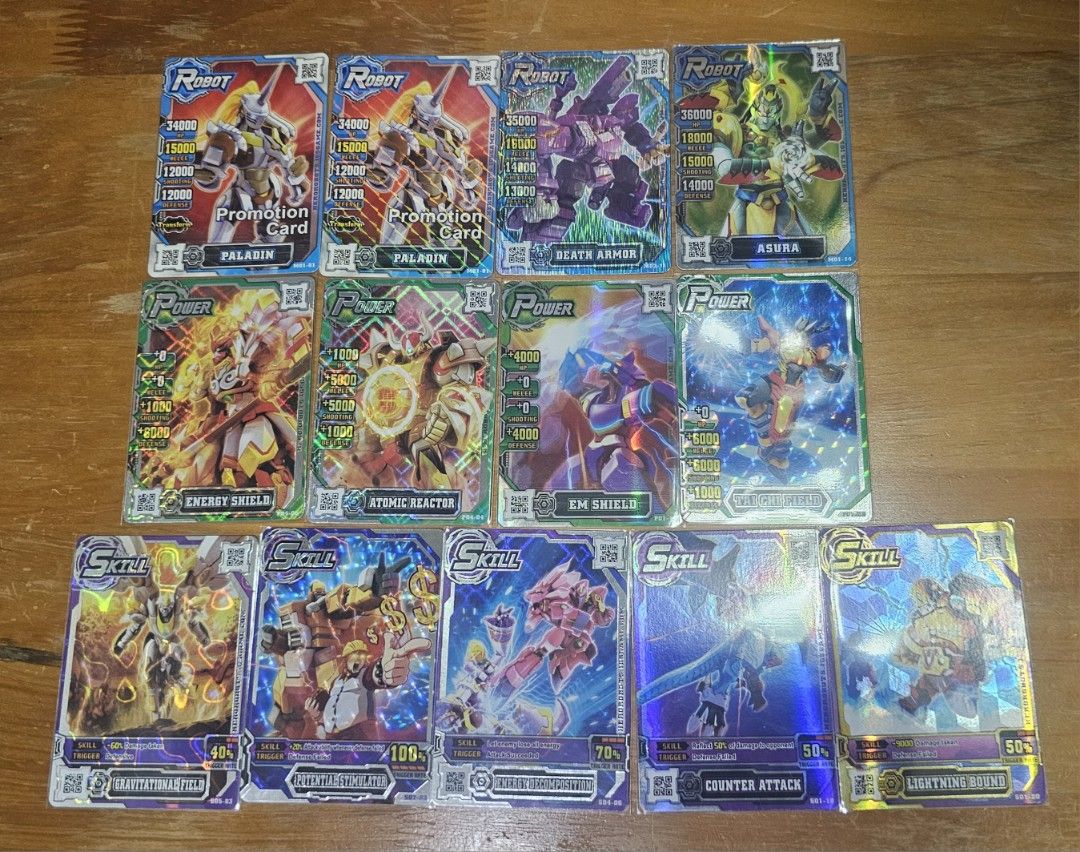 [CLEARANCE] Cheap Hero of Robots Assorted Cards, Robot, Power, Skill ...