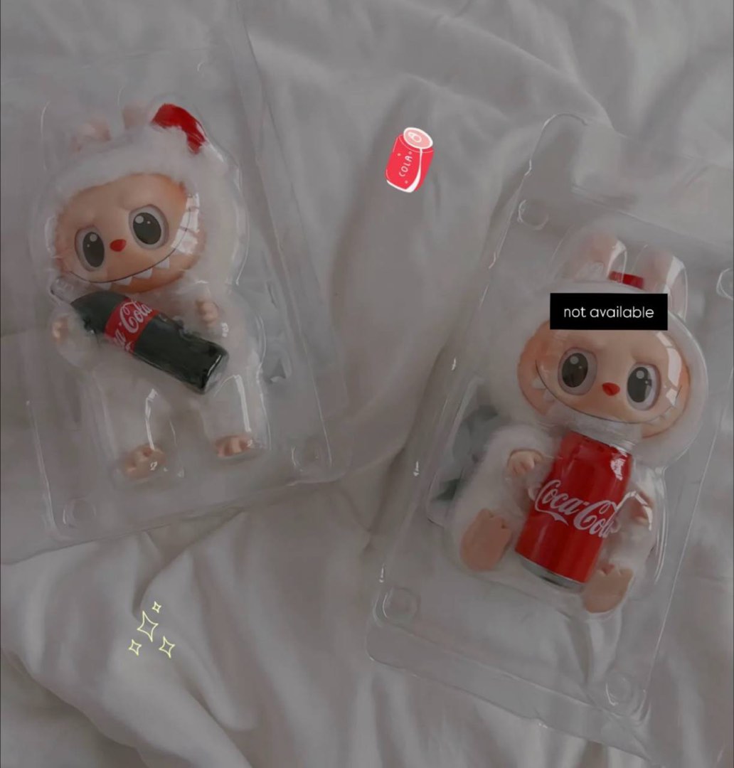 coke edition labubu, Hobbies & Toys, Toys & Games on Carousell