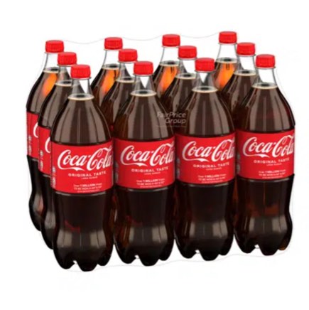 [COKE LESS SUGAR] 12 bottles, 1.5L, Food & Drinks, Beverages on Carousell