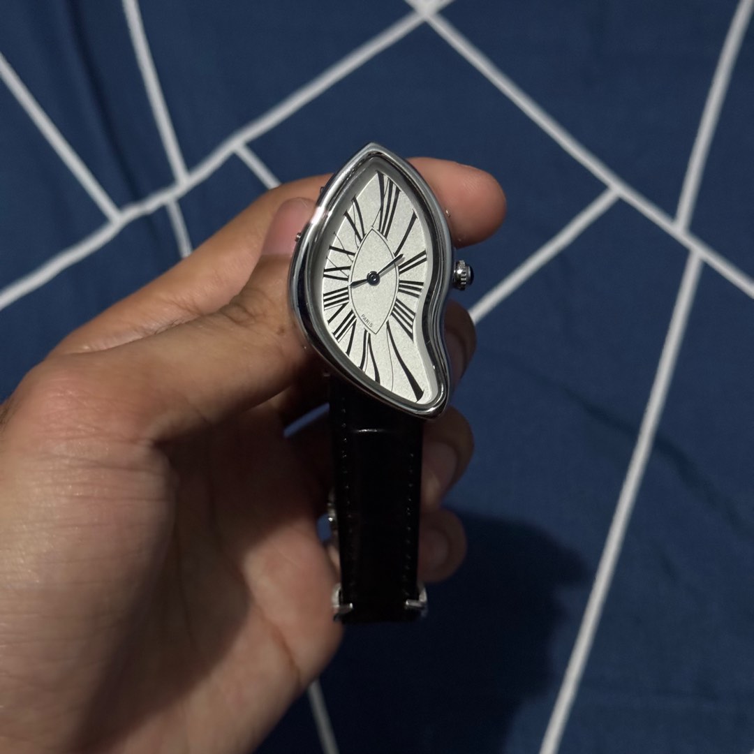 Crash Melting Watch by Pintime, Fesyen Pria, Jam Tangan di Carousell