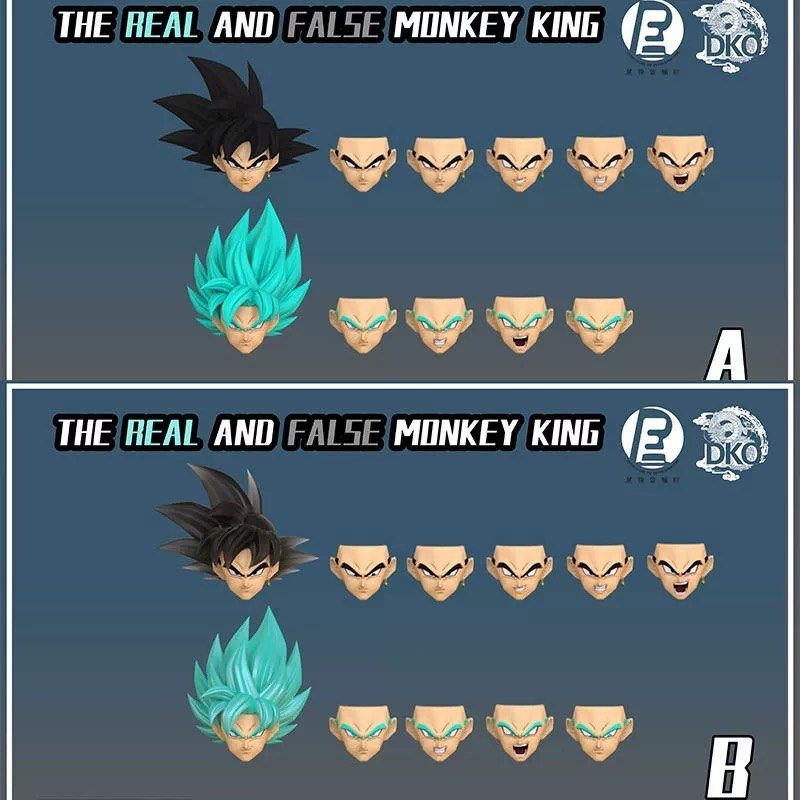 DKO Toys SHF Dragonball Super Goku Black & Super Saiyan God Super ...