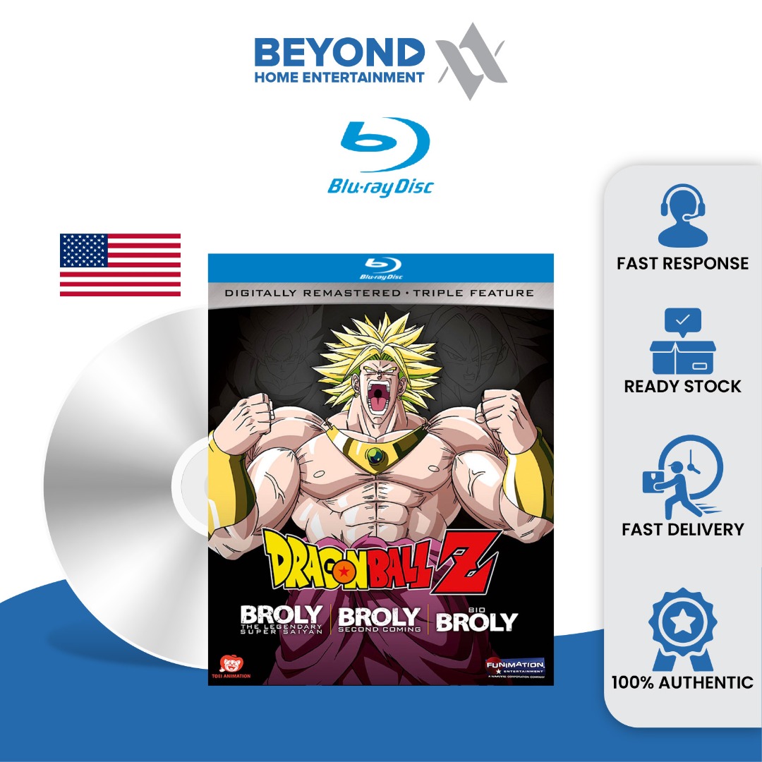 Dragon Ball Z Triple Feature: Broly the Legendary Super Saiyan | Broly ...