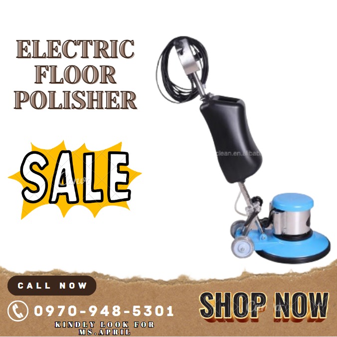 ELECTRIC FLOOR POLISHER (MANUAL FLOOR SCRUBBER) BRAND NEW, Looking For ...