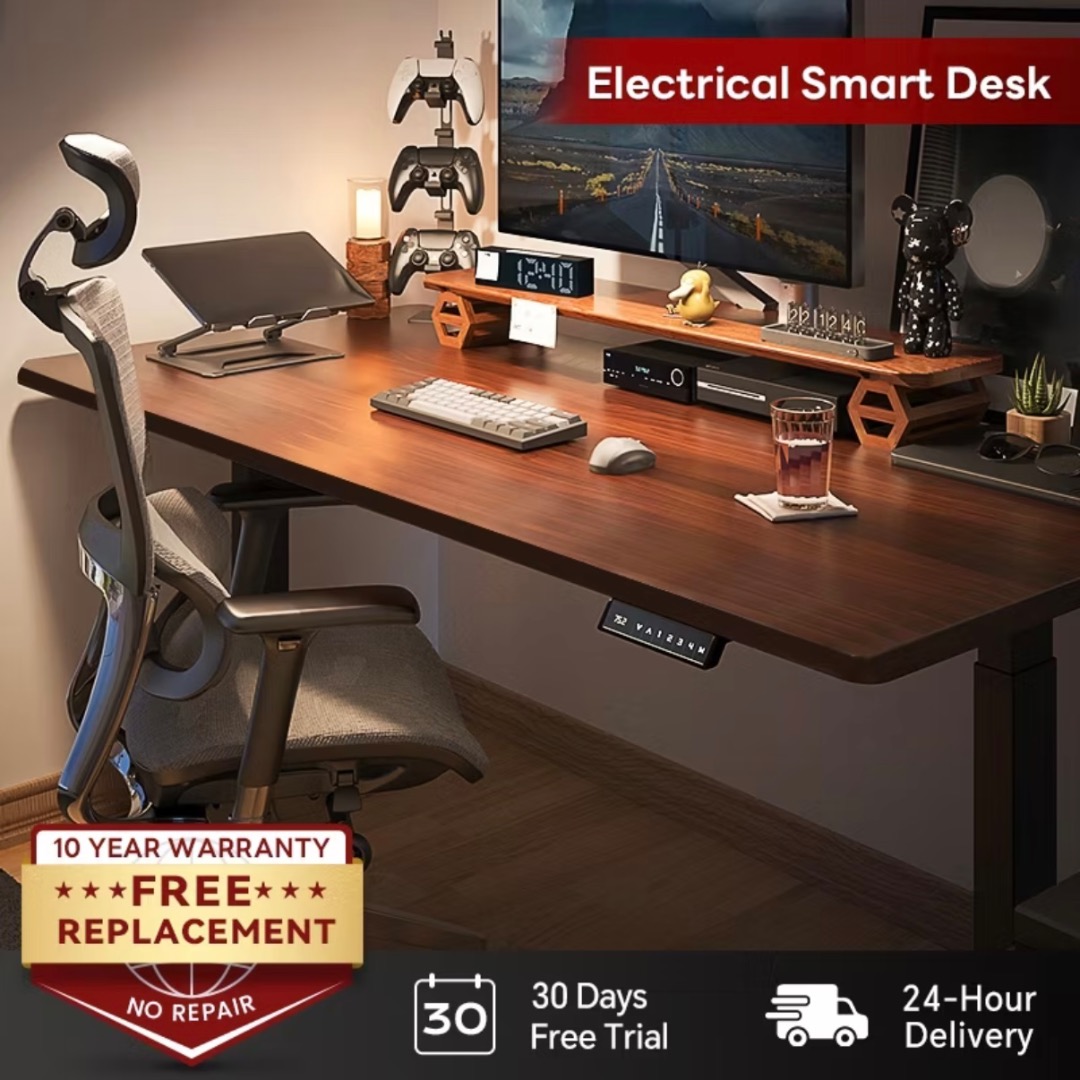 Ergonomic Electric Height Adjustable Table | Modern Smart Standing Work ...