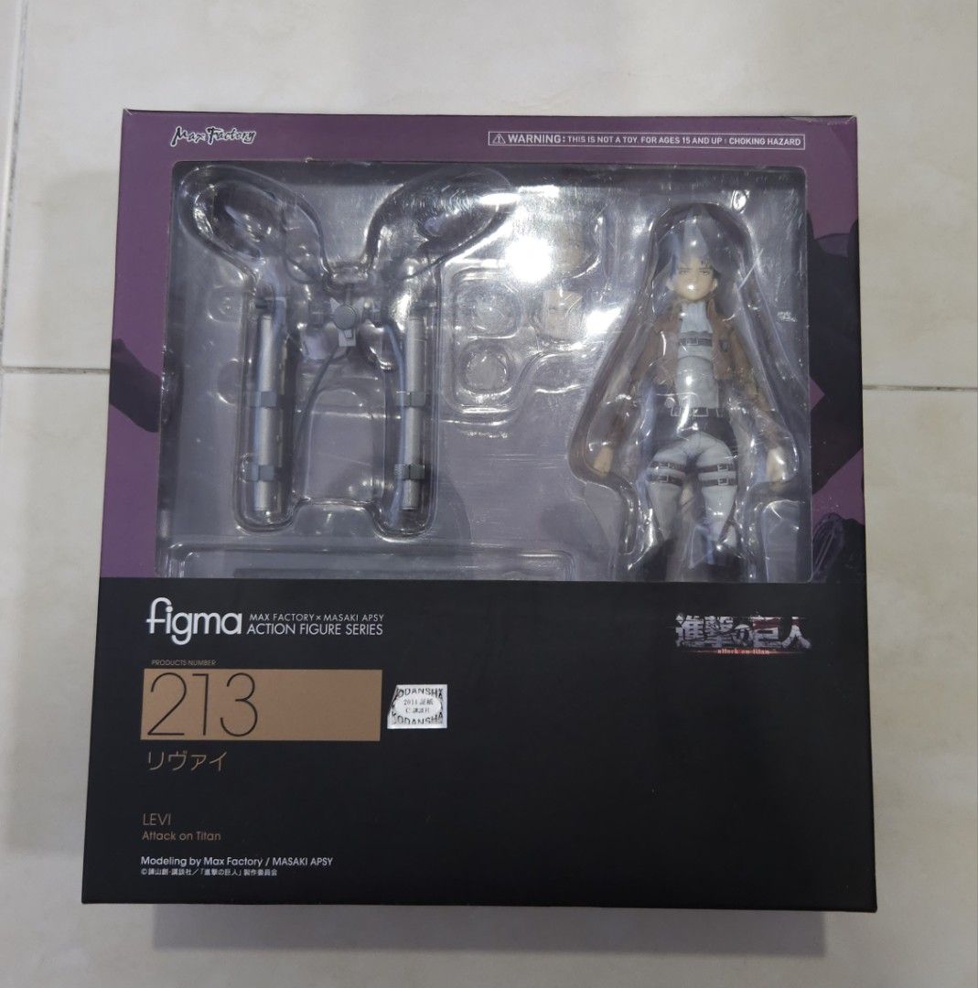 Figma 213 Levi Attack on Titan AOT GSC Good Smile Company Max Factory ...