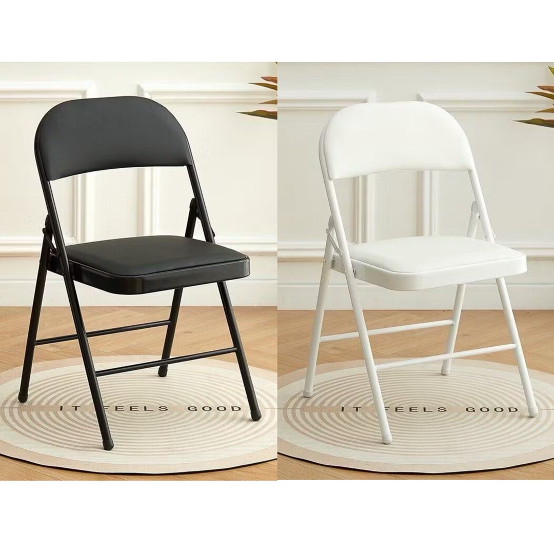 Foldable Chair with Cushion Office Meeting Conference Chair Study ...